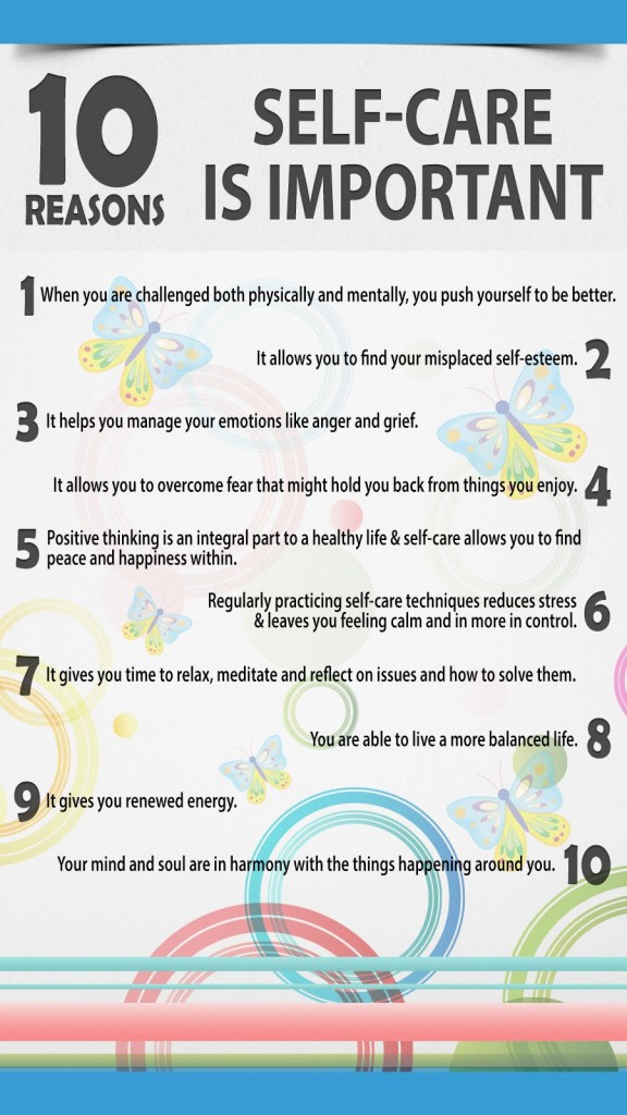 10 Reasons Self Care is Important Infographic – Exceptional Aging